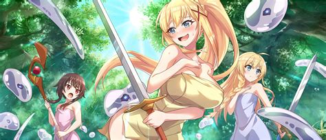 Darkness Konosuba Iris Konosuba Megumin Kono Subarashii Sekai Ni