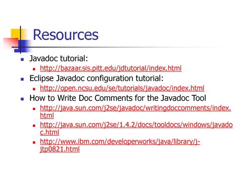 javadoc and contracts fall ppt download