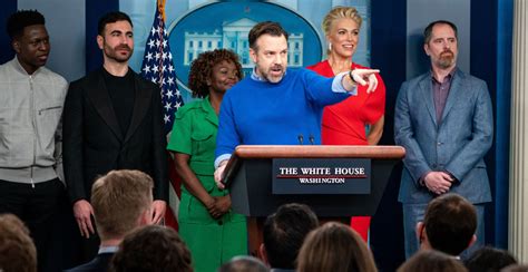 ‘ted Lasso Cast Goes To White House To Discuss Mental Health Care