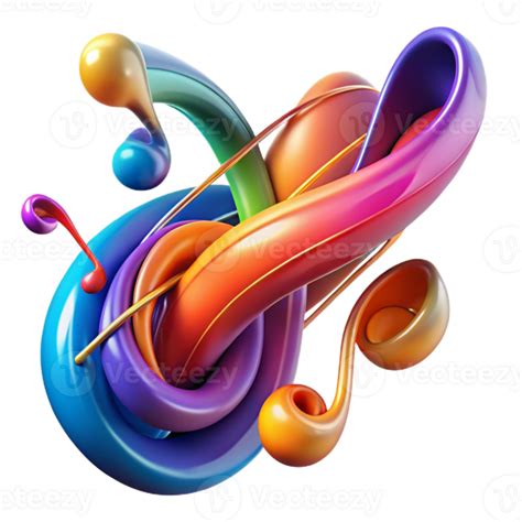 Serene Abstract An Abstract Representation Of Music Using 57738250 Png