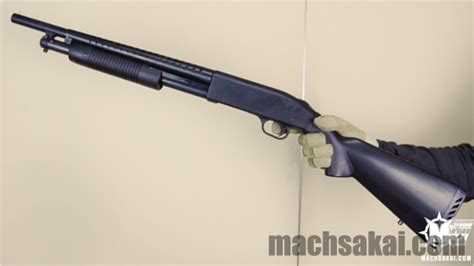 マルシン モスバーグ M500 ショットガン ガスガン リアルな外観と金属音 マック堺のレビュー動画 マック堺公式ホームページ
