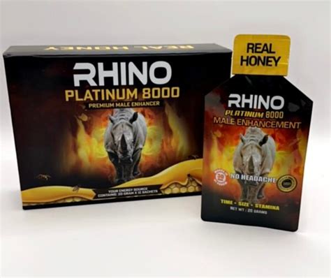Rhino Platinum 8000 Real Honey Wholesaler Distributor In USA