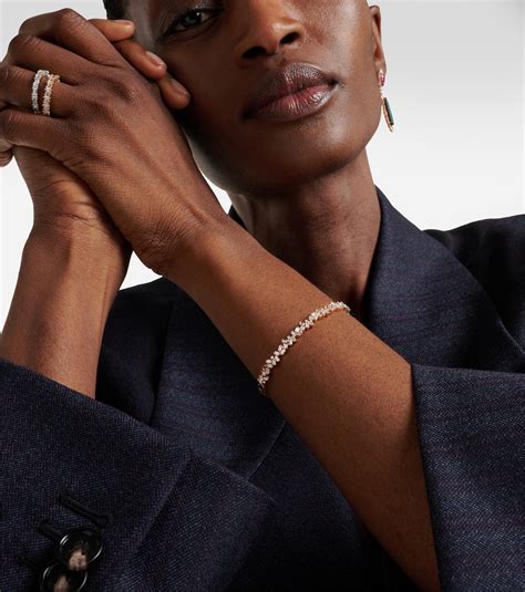 Fireworks 18kt Rose Gold And Diamond Bangle In Gold Suzanne Kalan Mytheresa