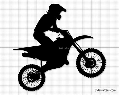 Motocross Svg Motocross Clipart Motocross Rider SVG Biker Svg Racing