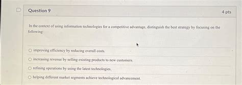 Solved Question PtsIn The Context Of Using Information Chegg Com