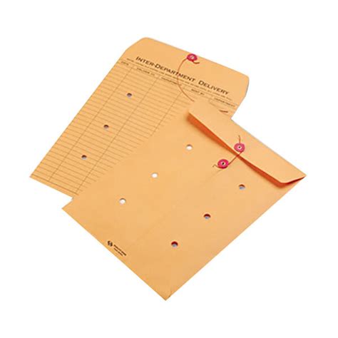 Quality Park 63462 90 9 X 12 Brown Kraft Interoffice Envelope With