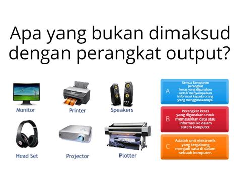 Komponen Sistem Komputer Quiz