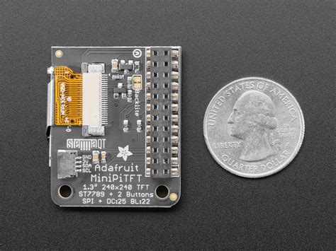 Adafruit Mini Pitft 13″ — 240×240 Tft Add On For Raspberry Pi