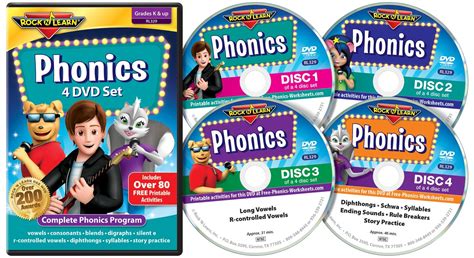 Buy 1st Grade DVD Collection By Rock N Learn Phonics Sight Words