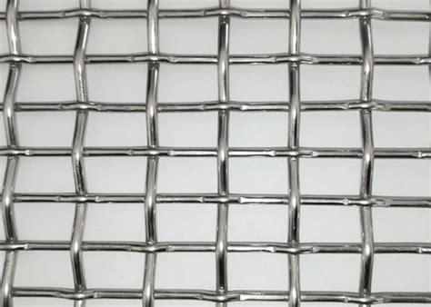 Shuolong Weave Flat Top Lock Crimp Wire Mesh Door Panels Heat Resistance