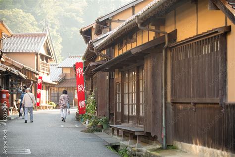 石見銀山の街並み Stock 写真 Adobe Stock