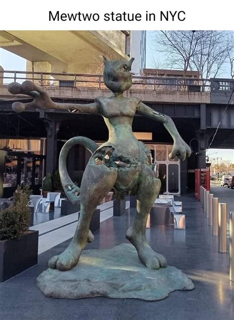 Mewtwo Statue In Nyc Ifunny