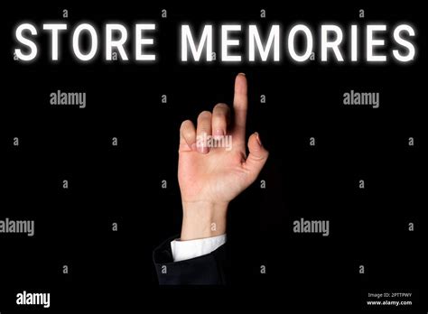 Inspiration Showing Sign Store Memories Business Idea A Process Of Inputting And Storing Data