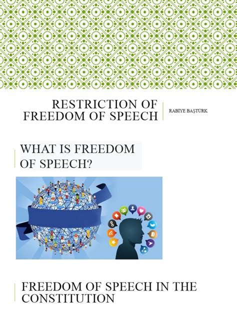 Restriction Of Freedom Of Speech Pdf