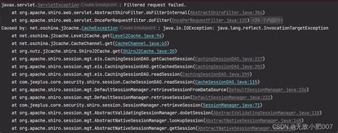 修改类属性后出现错误 Filtered Request Failed 和 Unable To Find Class For Code 253