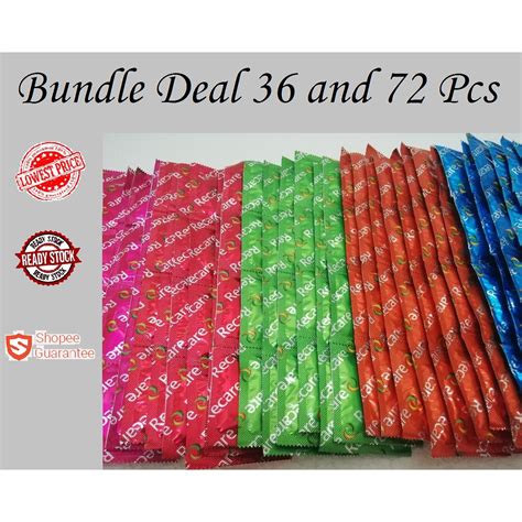 Recare 36 72 144 Pcs Coke Flavor Dotted Ribbed Condom Kondom