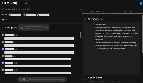 Meeting Transcripts And Ai Meeting Analytics Seasaltai