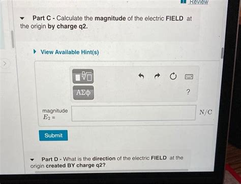 Solved Where Learning Goal Coulombs Law Electric Fields