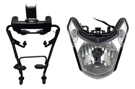 Farol Bloco Optico Completo Suporte Aranha Dk Haojue Parcelamento Sem Juros