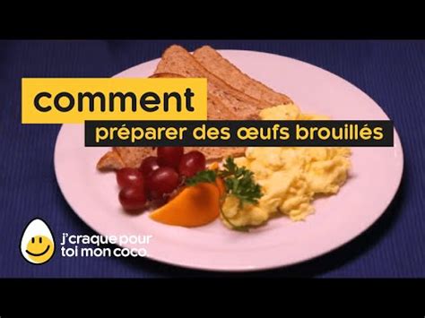 Recettes Œufs brouillés de base sur la cuisinière Lesoeufs ca