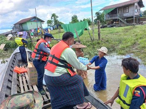 တနိုင်းမြို့နယ်အတွင်းရှိ ရေဘေးသင့်အိမ်ထောင်စုများအား ဒုတိယအကြိမ