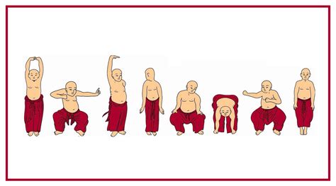 Baduanjin Gli Otto Pezzi Di Broccato Del Qi Gong