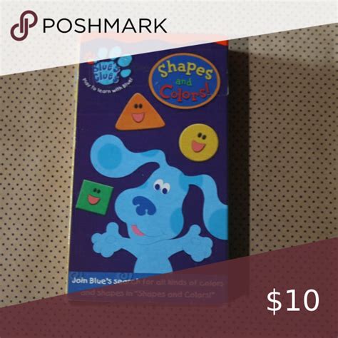 Blues Clues Shapes And Colors Vhs Blues Clues Shapes Color