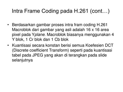 Ppt Chapter 8 Kompresi Video Powerpoint Presentation Free Download Id5197143