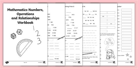 Mathematics Numbers Calculations And Relationships Workbook