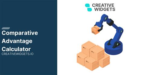 Comparative Advantage Calculator Creative Widgets