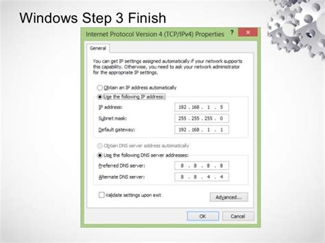 Seting Ip Manual In Windows Mac Os X Linux And Android