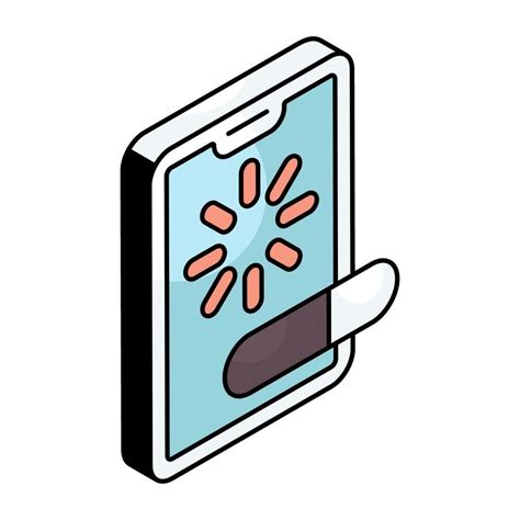 A Colored Design Icon Of Mobile Buffering 51060457 Vector Art At Vecteezy
