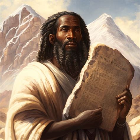 Moses And Ten Commandments Stock Images Blacks In The Bible Black