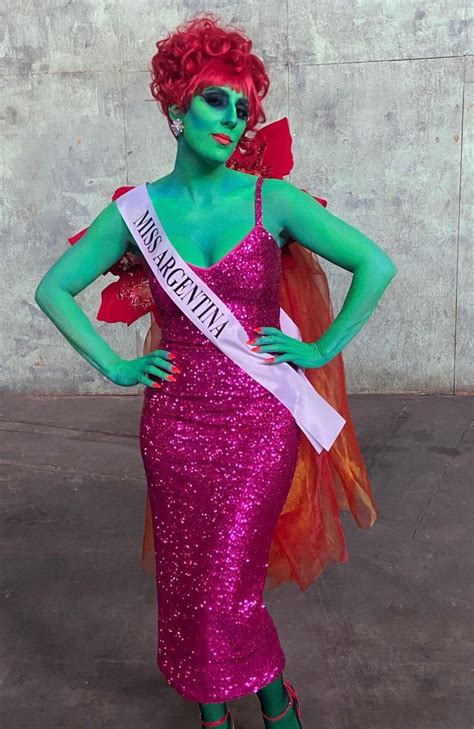 Miss Argentina Costume Pageant Sash Beetlejuice Inspired Crossbody