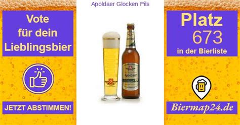 ᐅ Apoldaer Glocken Pils Platz 687 Test 2025 Biermap24