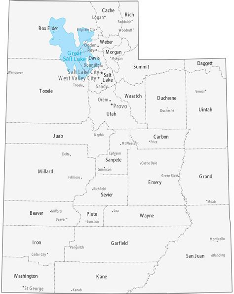 Utah Zip Code Map Us Maps