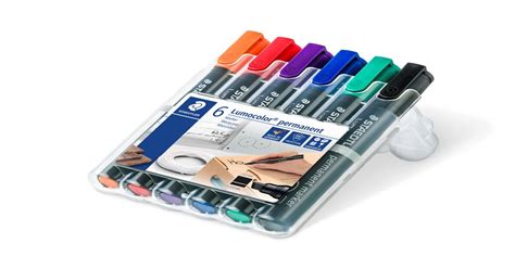 Lumocolor® Permanent Marker 350 Permanent Marker With Chisel Tip Staedtler