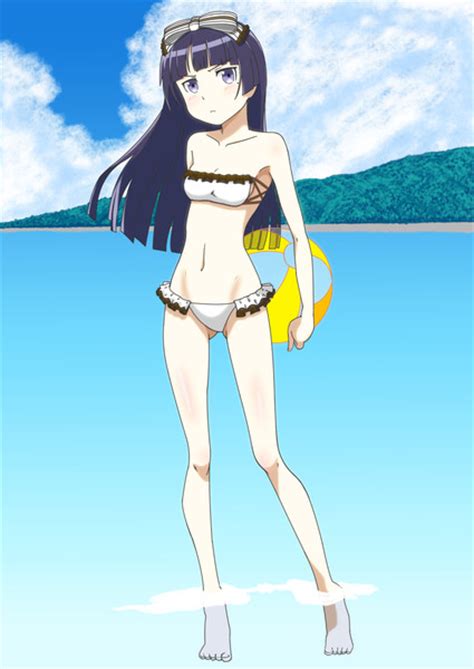 大好きな黒猫（五更瑠璃）をポーズ模写で描いてみました Bonapard さんのイラスト ニコニコ静画 イラスト