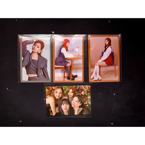 Twice Eyes Wide Open Album Pc And Pob Photocards Jihyo Tzuyu Unit