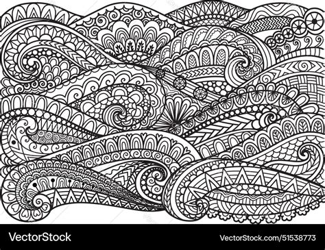 Zen Wave Royalty Free Vector Image Vectorstock