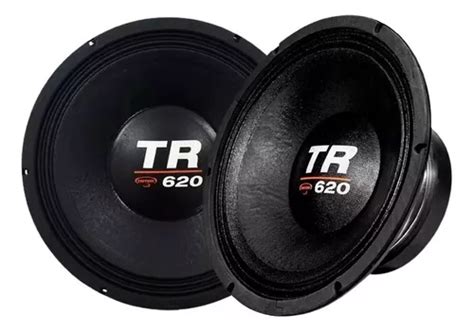 Kit Alto Falantes Triton 1240w 12 Poleg 8 Ohms Medio Grave Cor Preto