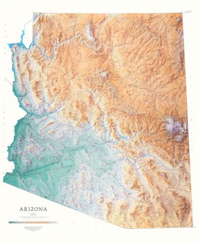 Elevation Map Of Arizona