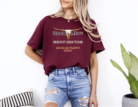 New T Shirt 2024 Brooks And Dunn 2024 Tour Unisex T Shirt For Fan