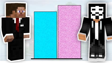 Hacker Vs Admin Power Levels Minecraft Youtube