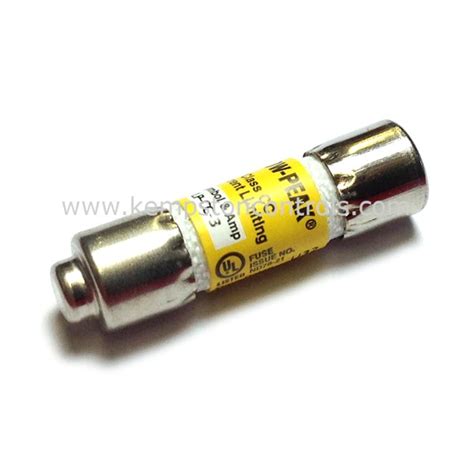 Bussmann Lp Cc 3 Time Delay Fuse 3a 600v 10 3 X 38 1mm Class Cc With Rejection Tip