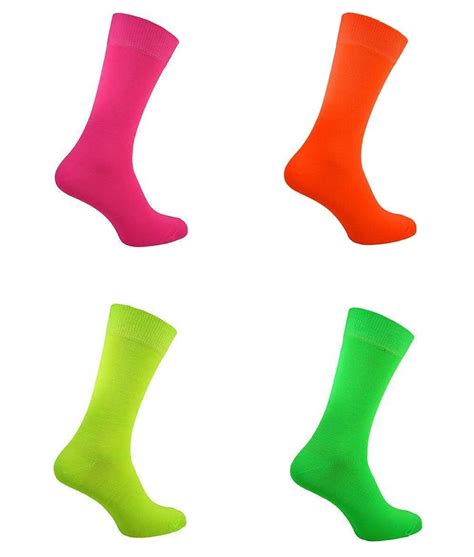 Ladies Neon Socks Wedding Neon Socks Fluorescent Pink Neon Fashion
