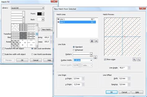 Creating Hatch Patterns Coreldraw X4 Coreldraw Graphics Suite X4