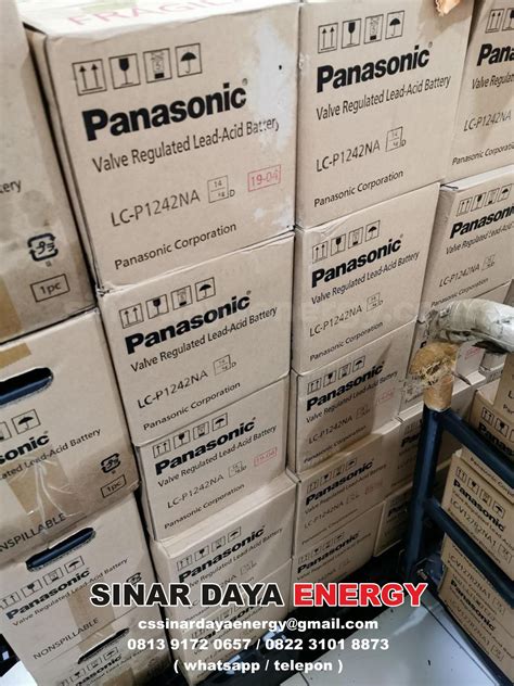 Jual Baterai Vrla Solarcell Panasonic V Ah