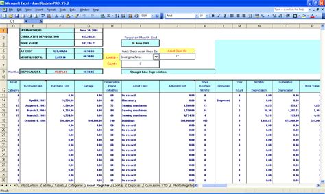 Asset Management Excel Format Download — Db