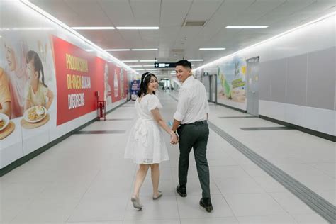 Mrt Bundaran Hi Jakarta Citylight Mrt Jakarta Prewedoutdoor By Warna Project